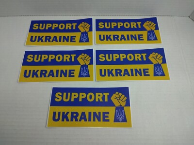 Support Ukraine sticker flag support decal American car truck decal ...