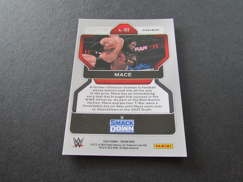 2022 Prizm WWE Mace Card #169 Premium Box Set Prizm /199 | eBay