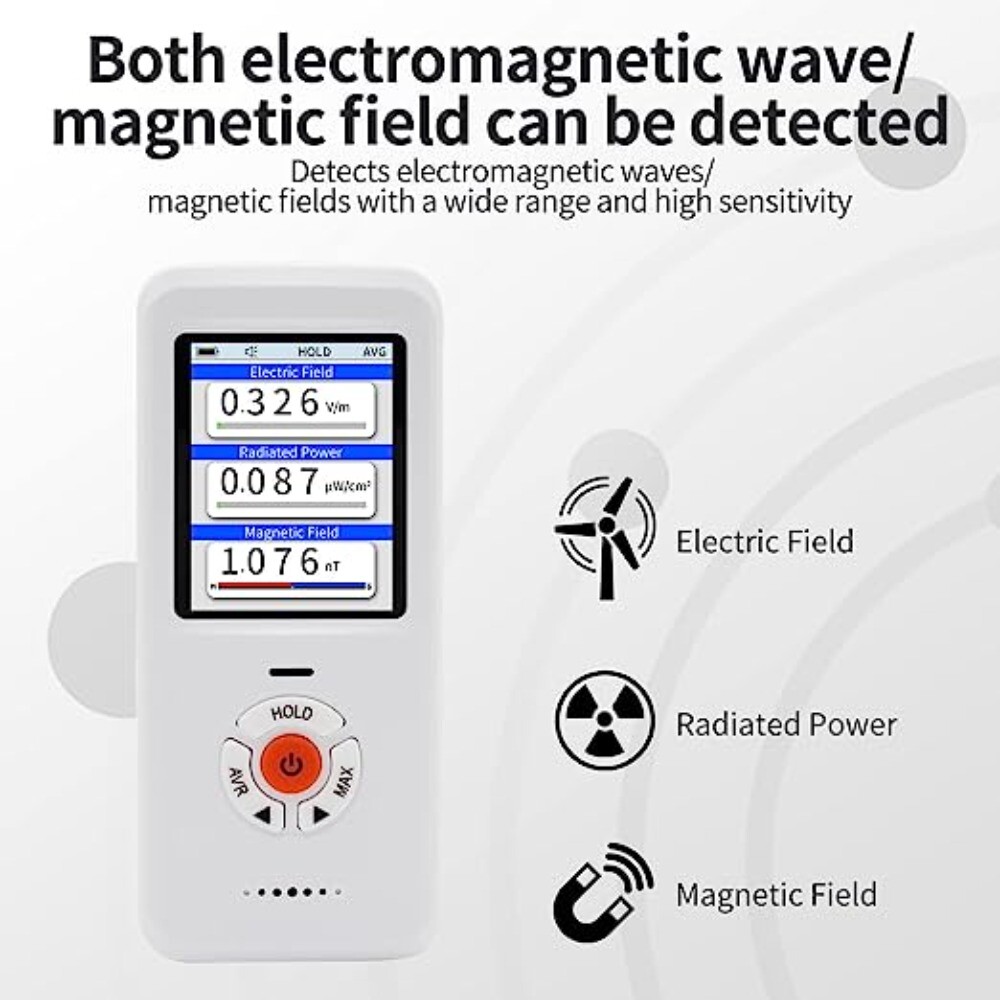 Smart Digital EMF Meter Black LCD EMF Detector Outdoor 625950961395 | eBay