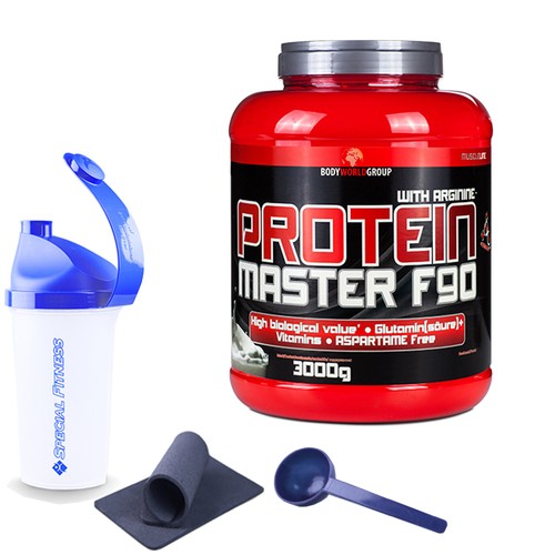 16,33€/kg ++ BWG Protein Master F90 (3kg Dose Eiweiss) + BONUS wählbar ...