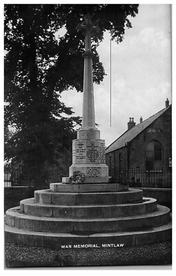 War Memorial Mintlaw Peterhead UK Military RPPC Postcard Posted | eBay
