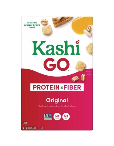 🟢 New Kashi GO Protein & Fiber ORIGINAL Grains Breakfast Healthy Cereal ...