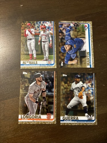 8 Card Lot Of 2019 Topps Gold Cards In Nr-Mt Condition. | eBay