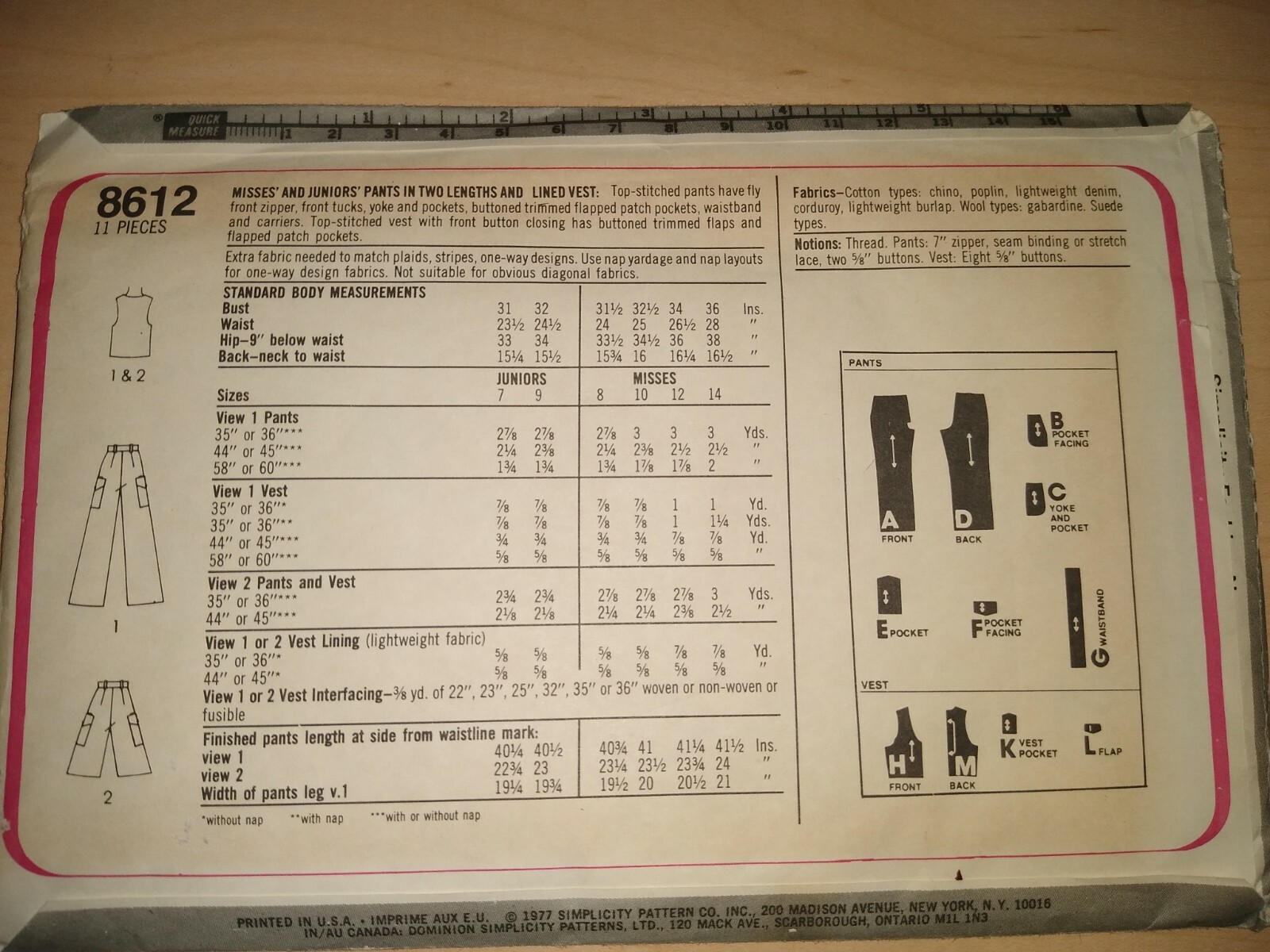 Simplicity 8612 Womens Plus Wrap Skirt Sewing Pattern Uncut Size 26W ...