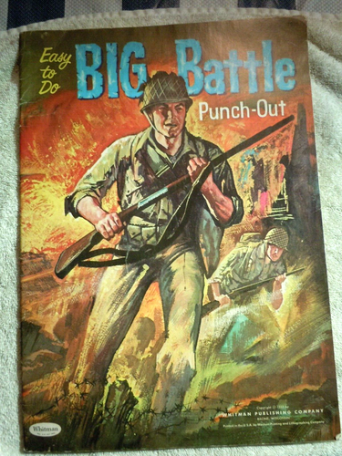 "EASY TO DO BIG BATTLE PUNCH-OUT BOOK - 1963- WHITMAN PUBLISHING CO ...