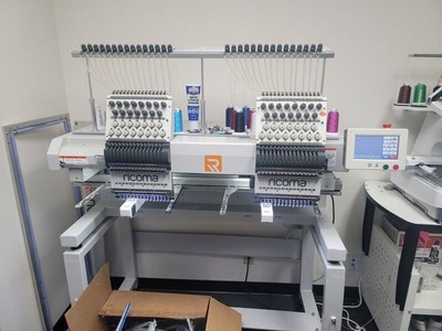 Ricoma MT-1502 Commercial Embroidery Machine - 2 Heads - 15 Needles ...