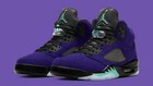 Men's Nike Air Jordan Retro 5 "Alternate Grape" Fashion Sneakers 136027 ...