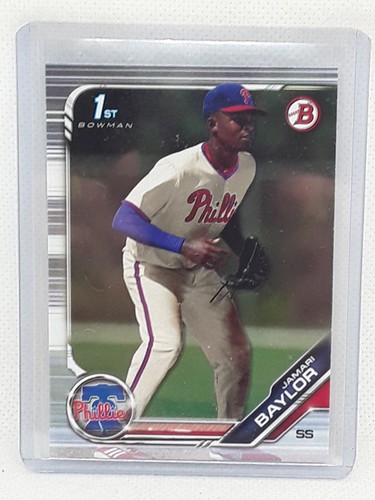 Jamari Baylor 2019 Bowman Draft Baseball - 1st #BD-41 - Philadelphia ...