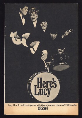 1968 TV AD HERE'S LUCY EPISODE WAYNE NEWTON DESI JR. LUCIE LUCILLE BALL | eBay