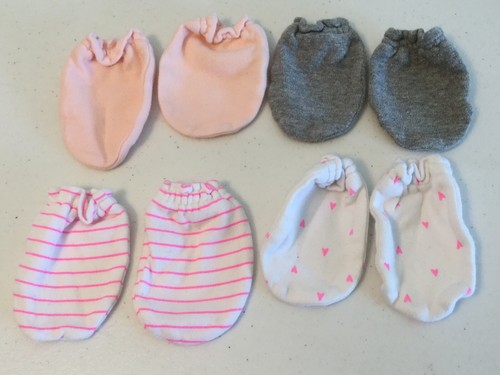 Infant / Newborn Face Anti-Scratch Hand Protectors. Excellent Condition ...