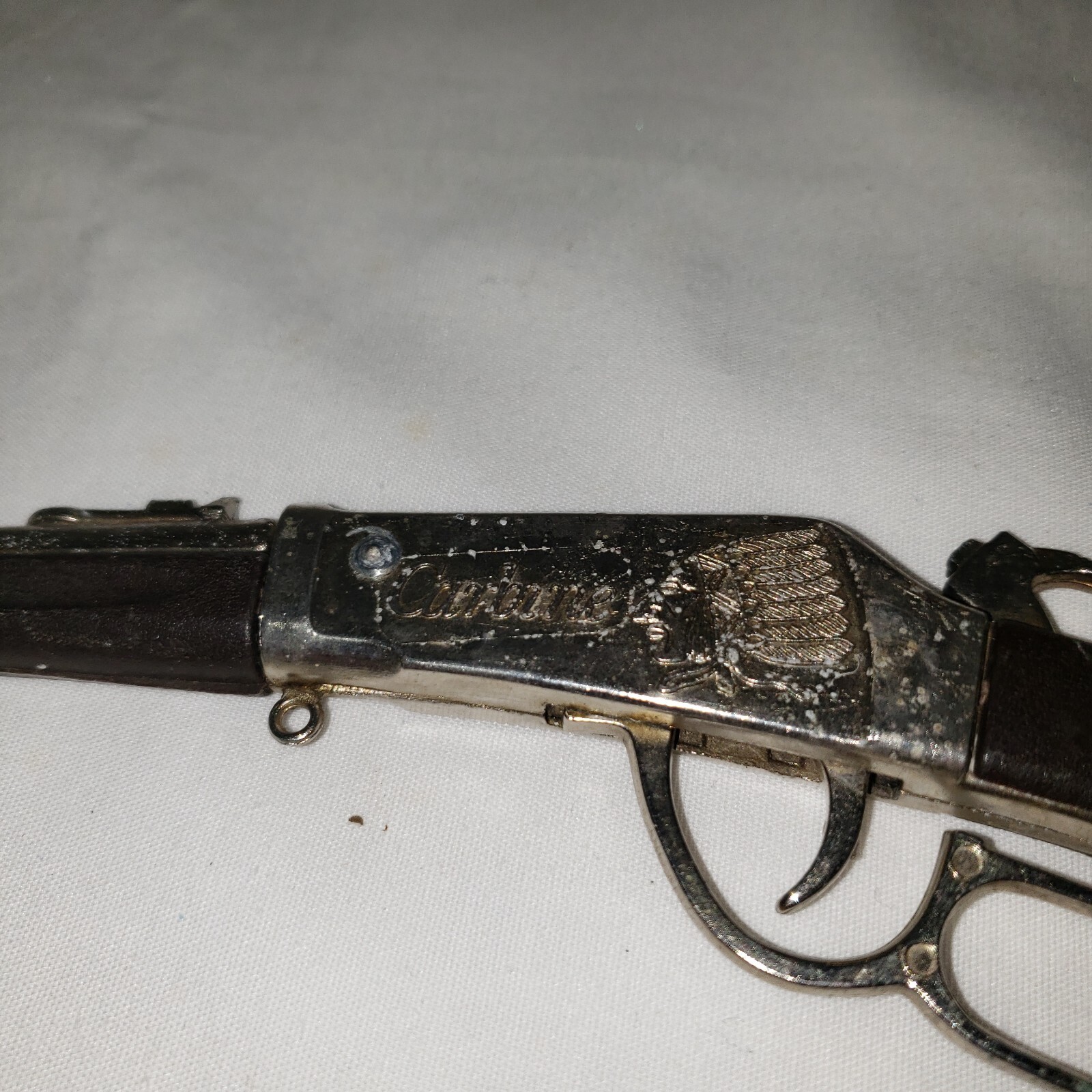 Vintage 11" Mini Carbine lever action toy rifle with 4.5" Victory toy ...