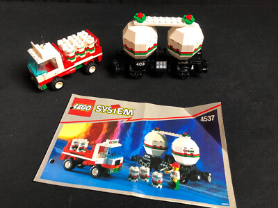 Lego 4537 Twin Tank Transport Train Eisenbahn Güterwaggon 9V von 2005 ...