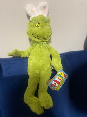 Dr. Seuss Grinch Easter Bunny Plush | eBay