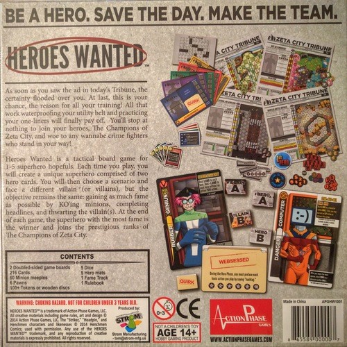 Heroes Wanted Card Game Action Phase Games BRAND NEW ABUGames | eBay