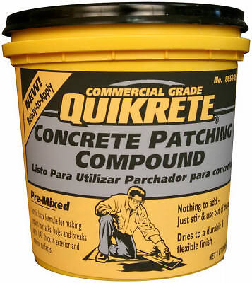 Quikrete 865035 Patching Compound, Gray/White, 1 qt Pail | eBay