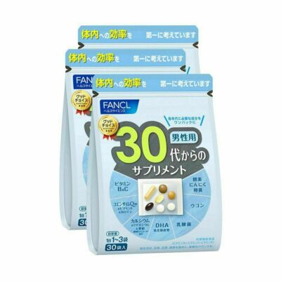 ( Pack of 3 ) Fancl Good Choice 30+ Men Health Supplement ~ 30 Packs | eBay