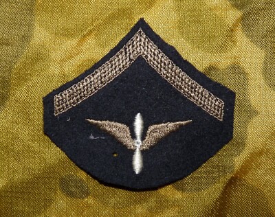 Original Late WW2-1947 USAAF Air Forces Private Chevron Wool Rank ...