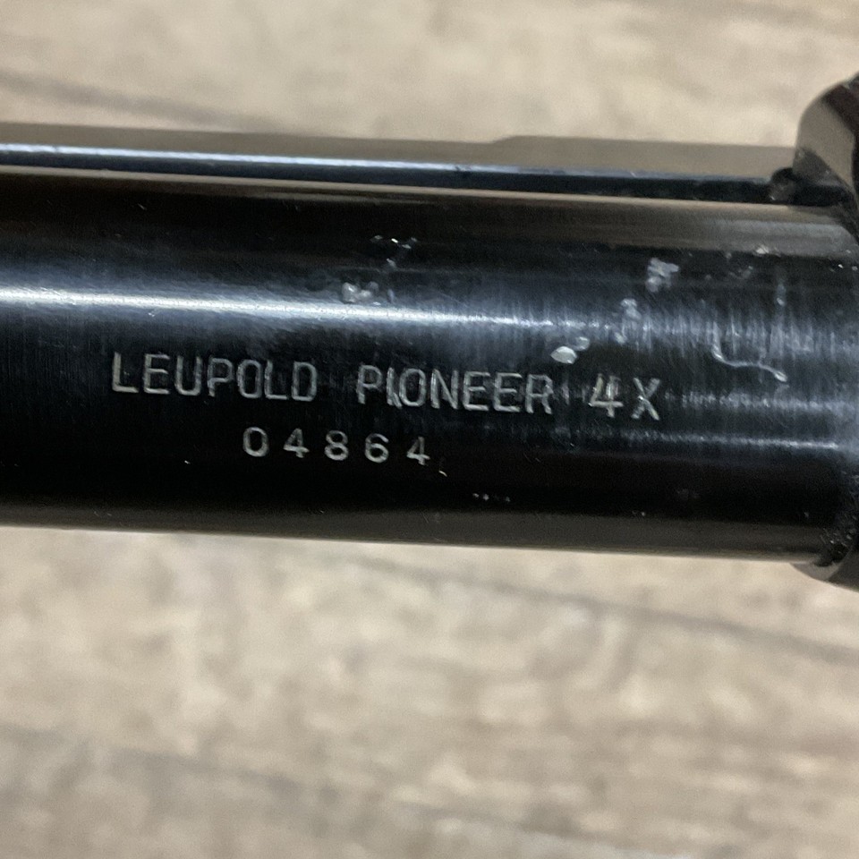 Vintage Leupold Pioneer 4X Rifle Scope 7/8 Tube & Crosshair Reticle ...