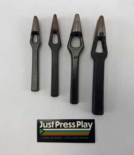Lot of 4 Kulkoni Leather Punches 1/2, 3/4, 5/8, & 1" For Leatherworking ...