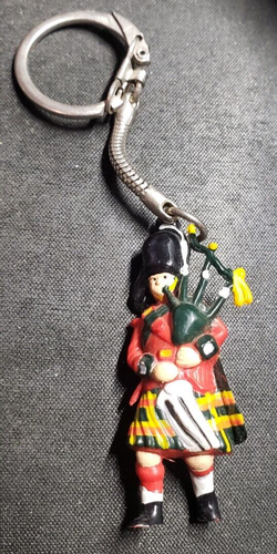 Scottish Bagpipes Kilt Scotland Keychain Backpack Purse FOB Broken Foot ...