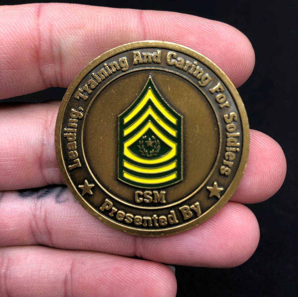 Army National Guard Americans at Their Best - CSM - Challenge Coin | eBay