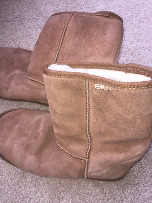 EMU low boots, style W20002 Bronte Lo, suede and wool, women's size 8 ...