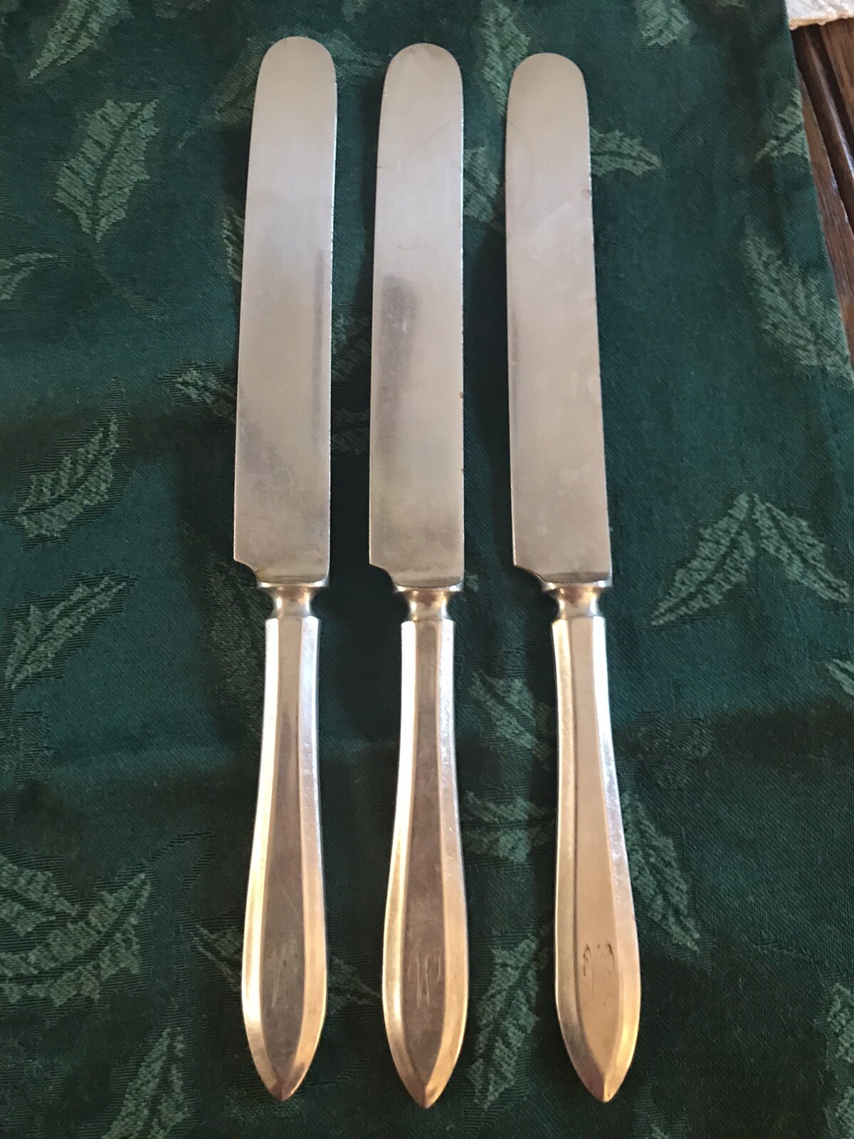 Vintage Community Plate Patrician 1914 Silverware. Three Knives Spoons ...
