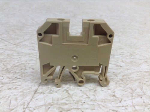 Weidmuller SAK 2,5/EN Tan Beige Din Rail Wire Terminal SAK 2.5/EN Lot ...