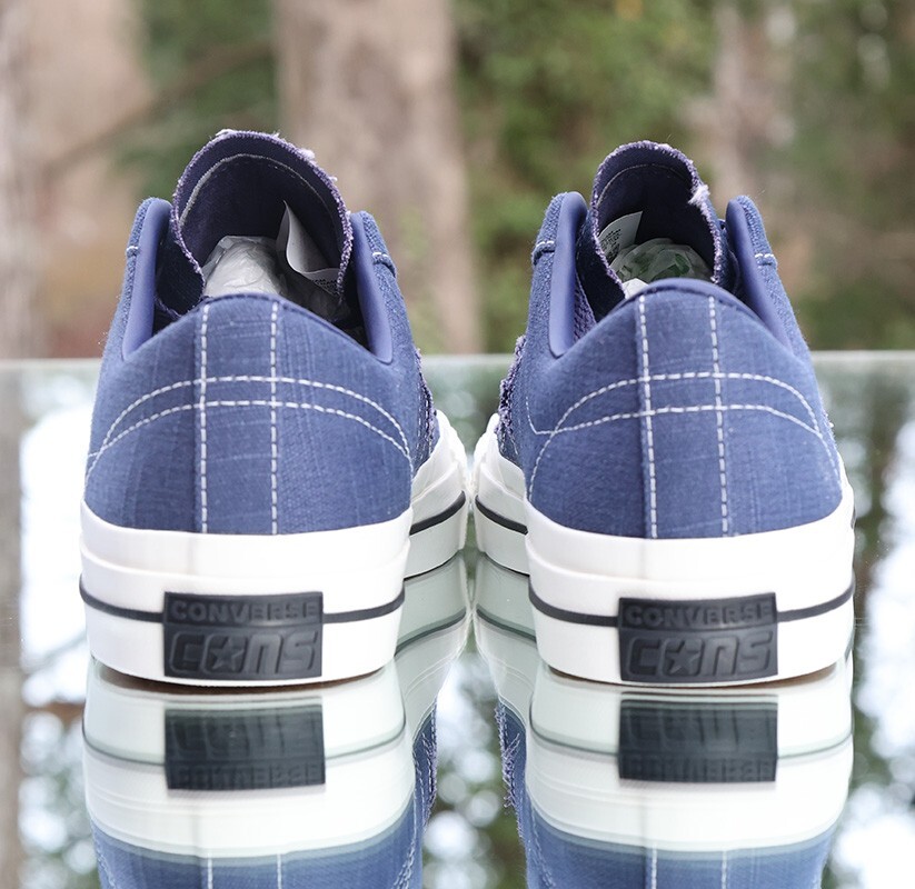 Converse Cons One Star Pro Navy Blue Men’s Size 11 Black White Custom ...