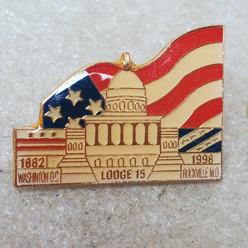 BPOE #15 Washington DC Elks Lodge Logo Hat Pin 1998 Rockville MO ...