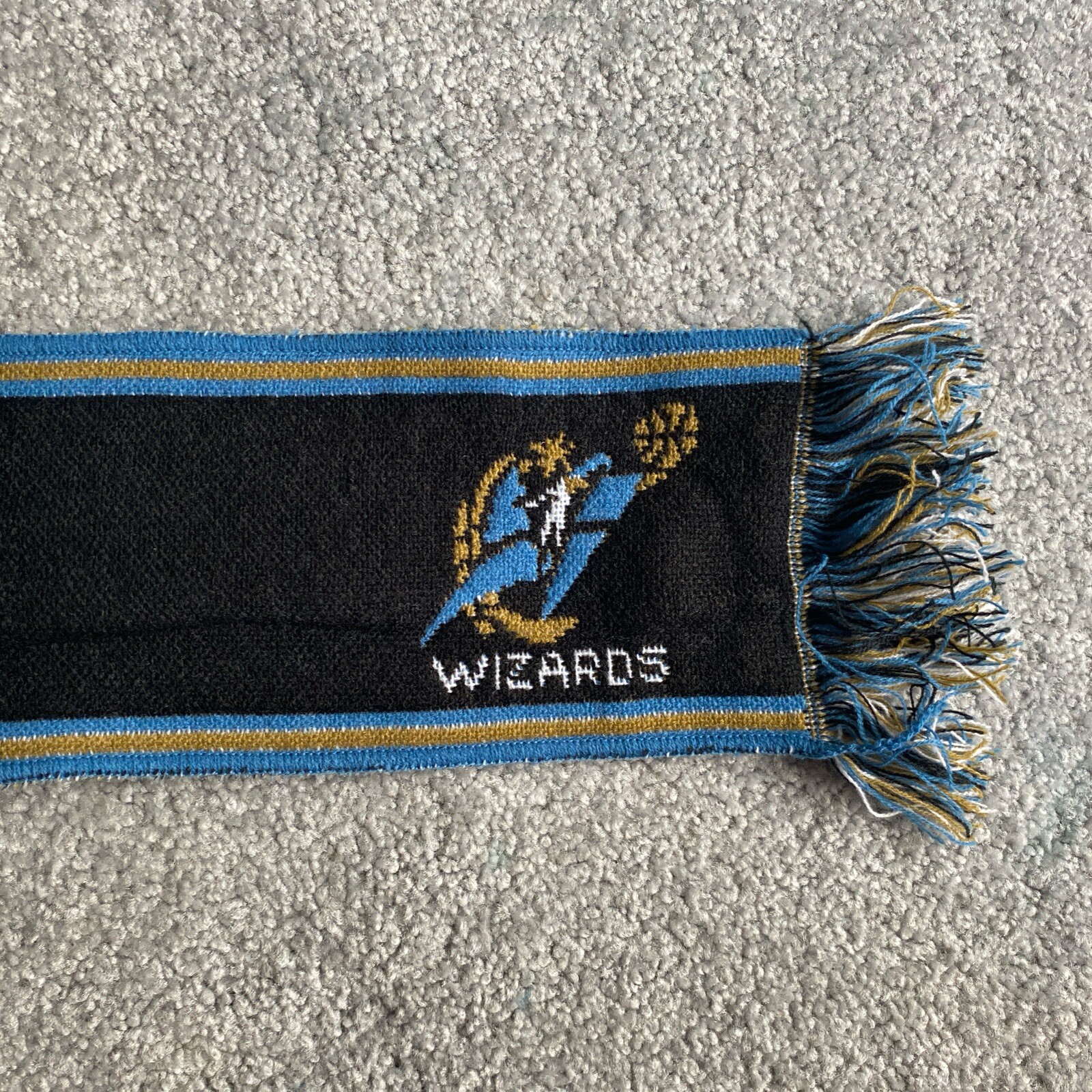 NWOT Vintage Washington Wizards Scarf NBA Volkswagens Winter Scarf Blue ...