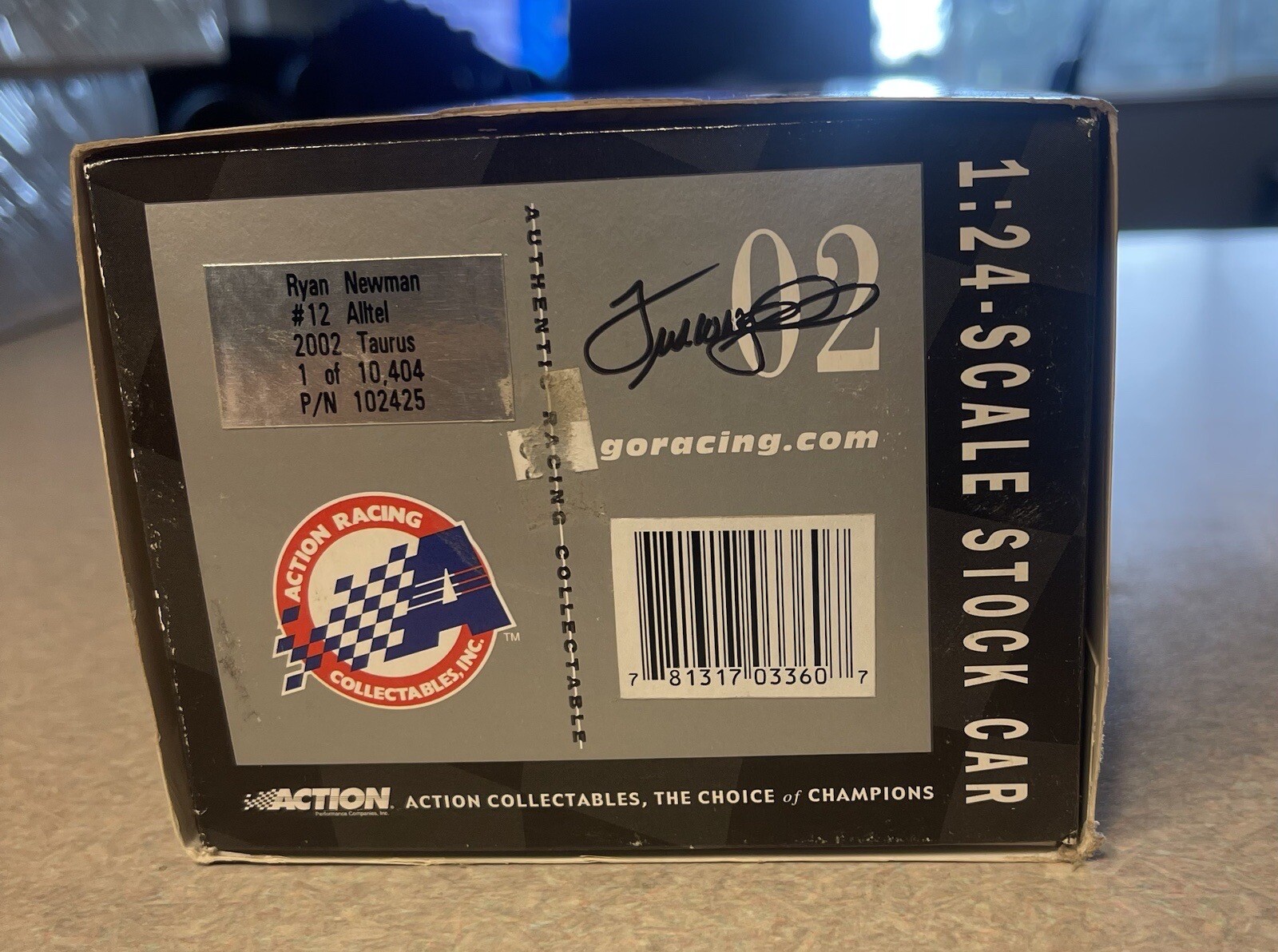2002 Ryan Newman #12 Alltel / ROTY 1:24 NASCAR Action Rookie Stripes | eBay