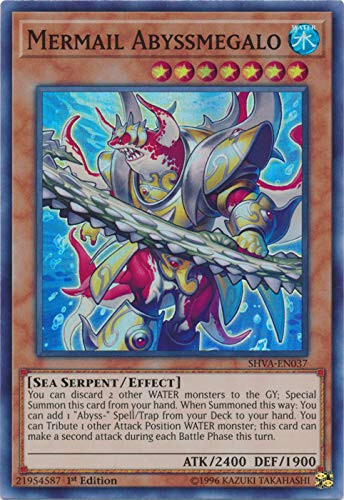 YUGIOH 3x Mermail Abyssmegalo x3 SHVA-EN037 Super 1st ED NM | eBay