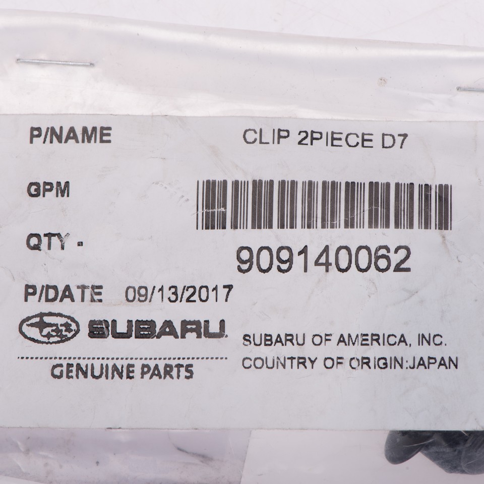 OEM 2008-2018 Subaru Bumper Cover Retainer Clip Impreza WRX Crosstrek ...