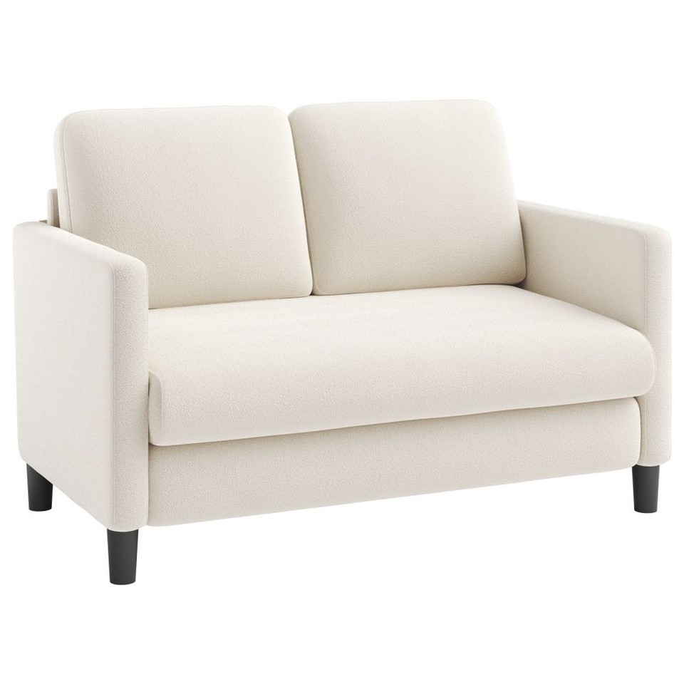 Modern Sofa Loveseat Upholstered Couch for Small Spaces 2 Seat Couches ...