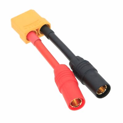 Amass AS150 7MM Female to XT90 Female Jack Cable 10AWG 5CM Wire for RC ...