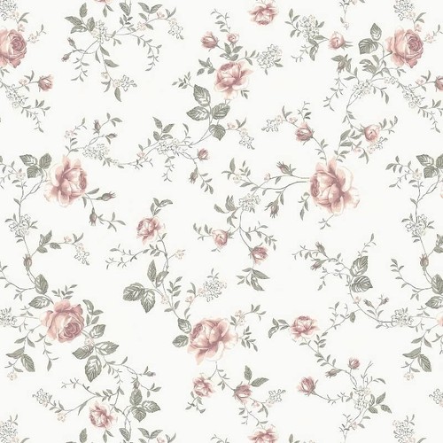 KUKANTST Floral Peel and Stick Wallpaper Pink Vintage Contact Paper ...