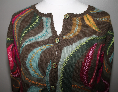 Peruvian Perfection Alpaca Cardigan Sweater M 39 Chest Cozy Crazy ...