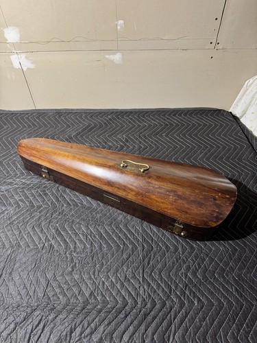 Vintage Burl Wood Violin Coffin Case | eBay