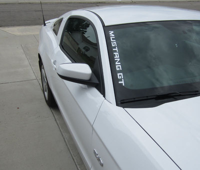 Ford Mustang Gt Windshield Window Side Decal Ford Licensed Sticker ...