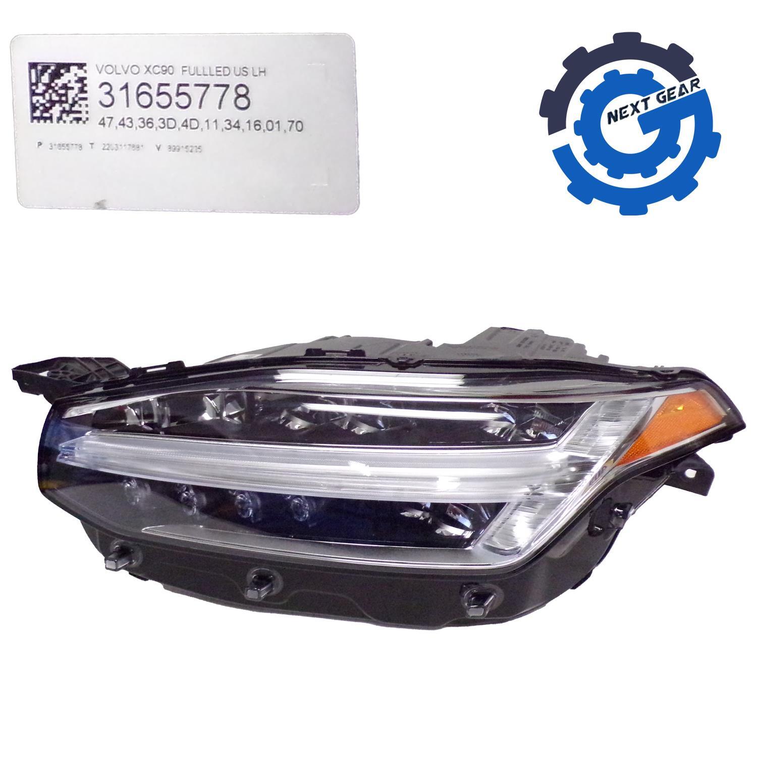 OEM Volvo Left Driver Side LED Headlight Assembly for 2018-2024 XC90 ...