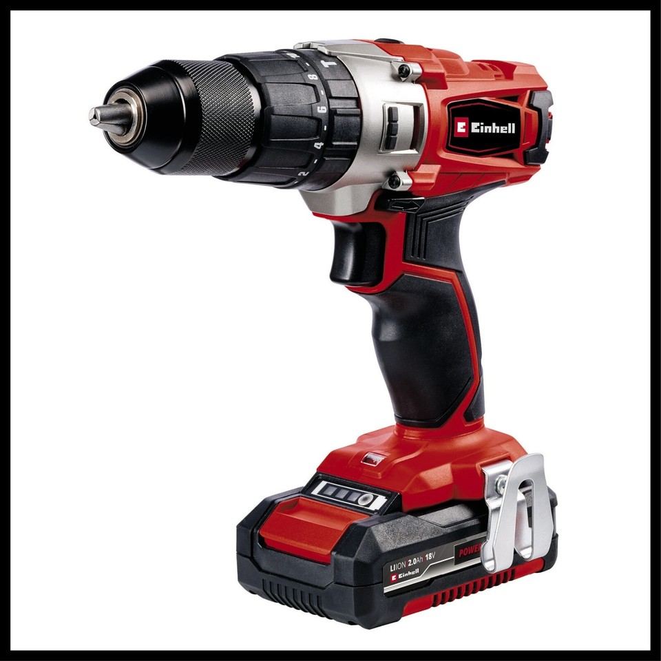 Einhell Cordless Drill And Impact Driver Set Power X-Change 18V Refurb ...