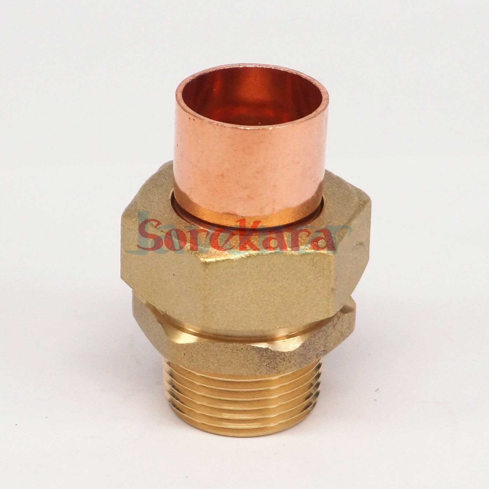 1/4"-2" BSP Brass Male x I.D Copper Welding End Feed Socket Union Pipe ...