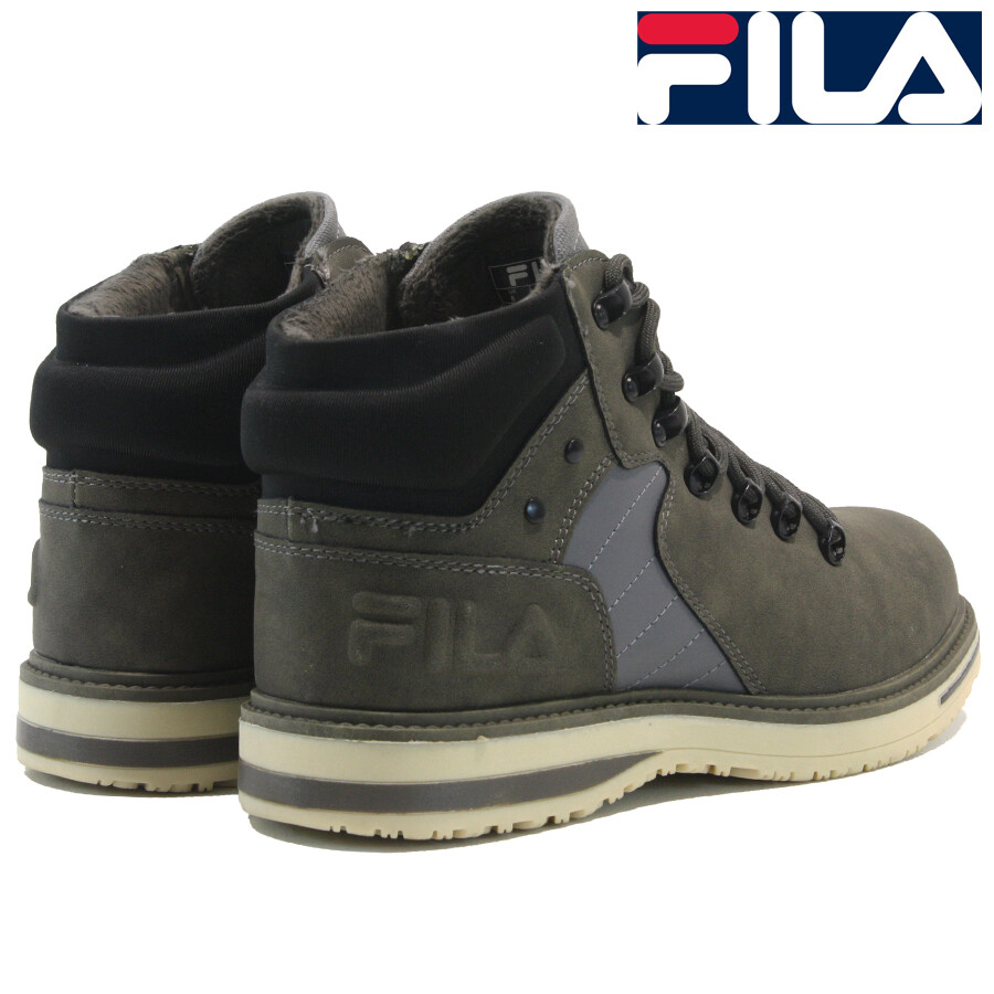 MENS FILA HIKING BOOTS WARM LINED WALKING ANKLE WINTER WORK TRAINERS ...