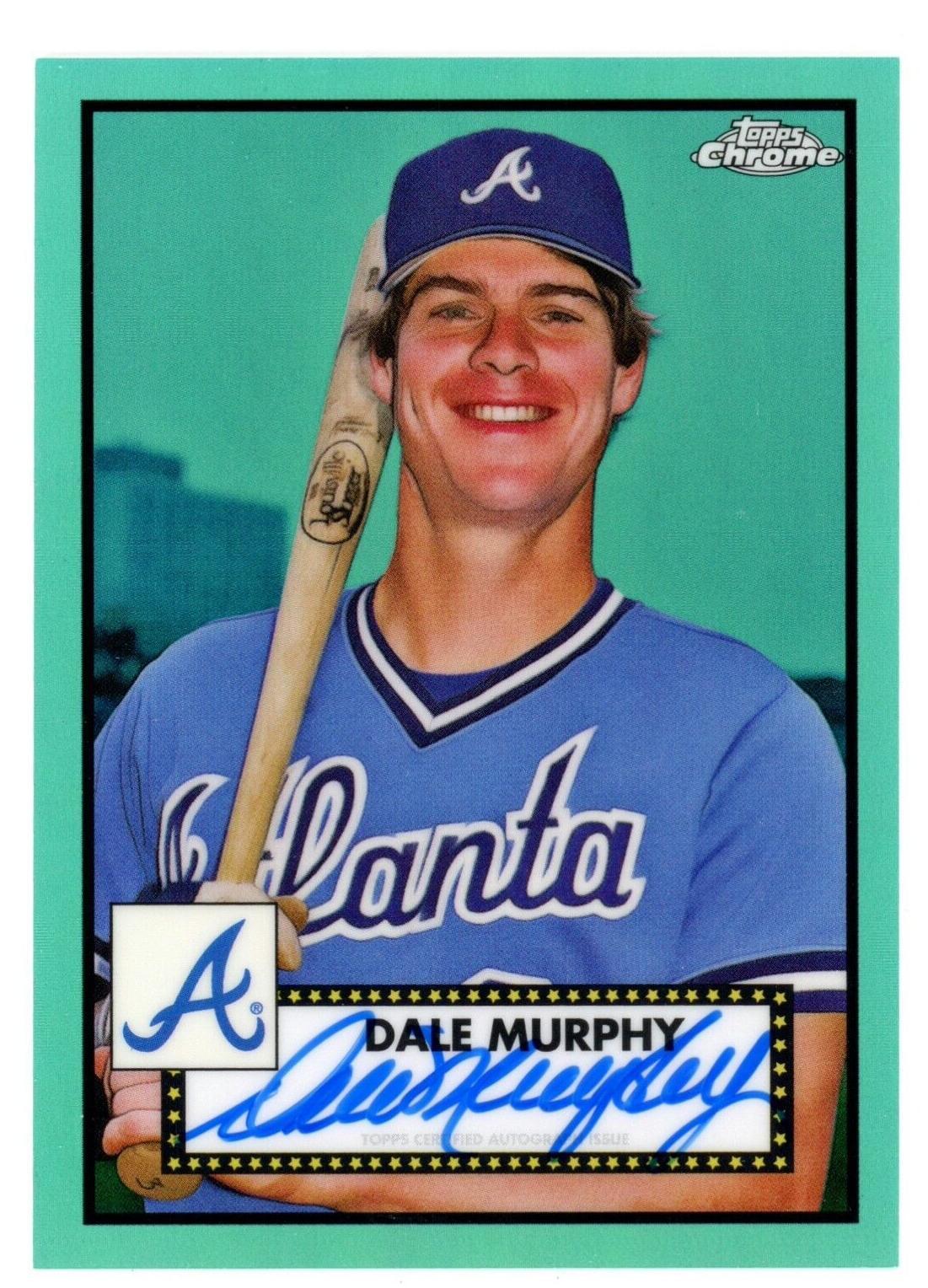 2021 Topps Chrome Platinum Anniversary - Autographs Dale Murphy #PA-DM ...