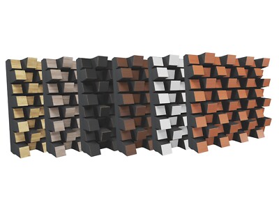 (2 Pack) — Sound Acoustic Studio Diffuser «Sirius» | 20"x20"x6" | 2D ...