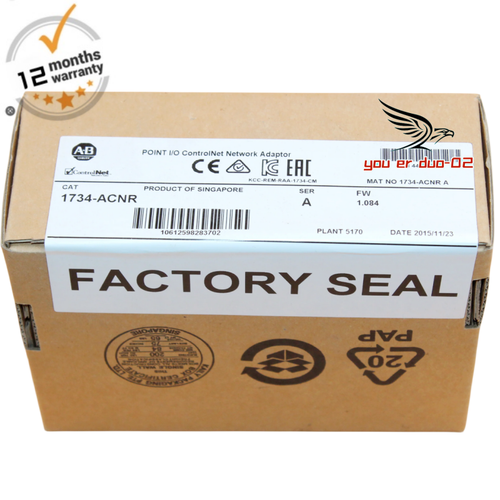New Sealed Allen Bradley 1734-ACNR SER A Point I/O ControlNet Network ...