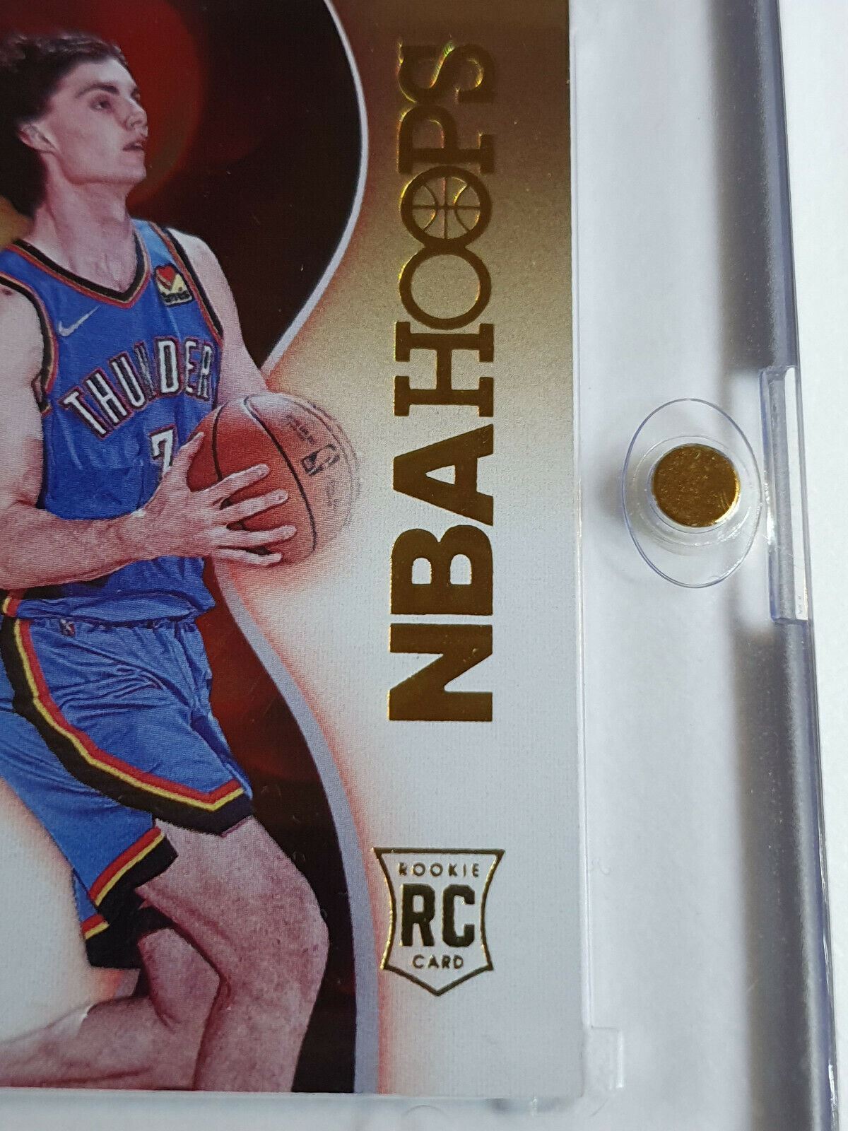 2021 NBA Hoops Josh Giddey AUTO Rookie Signatures - Gold Foil Autograph ...