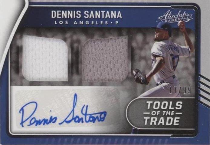 2022 Panini Absolute - Tools of the Trade 2 Swatch Signatures Dennis ...