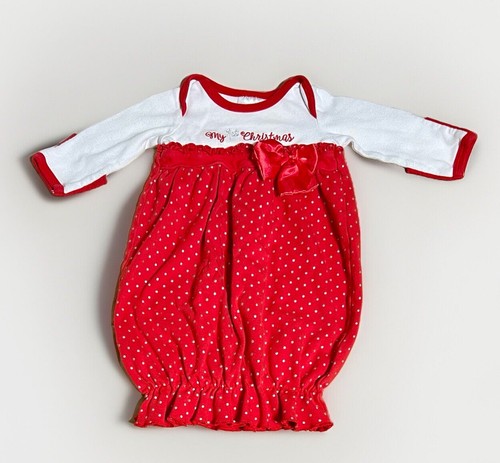 Baby Girl Clothes Nursery Rhyme Red Christmas Dress Sz 0-6 Mo. (33) | eBay